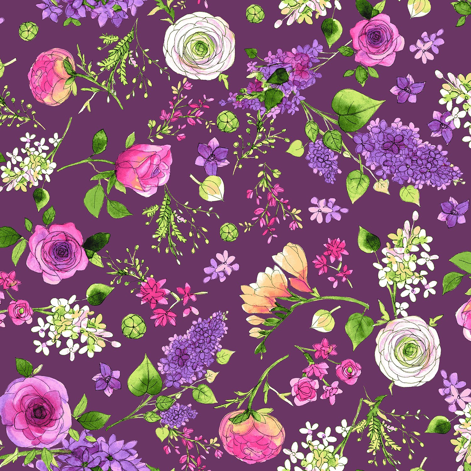Spring Floral | ConnectingThreads.com
