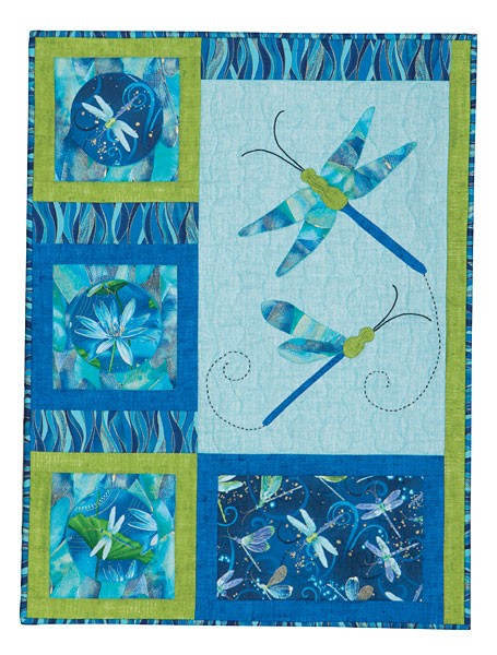 Dance of the Dragonfly - Dancing Dragonflies Wall Hanging Kit | ConnectingThreads.com