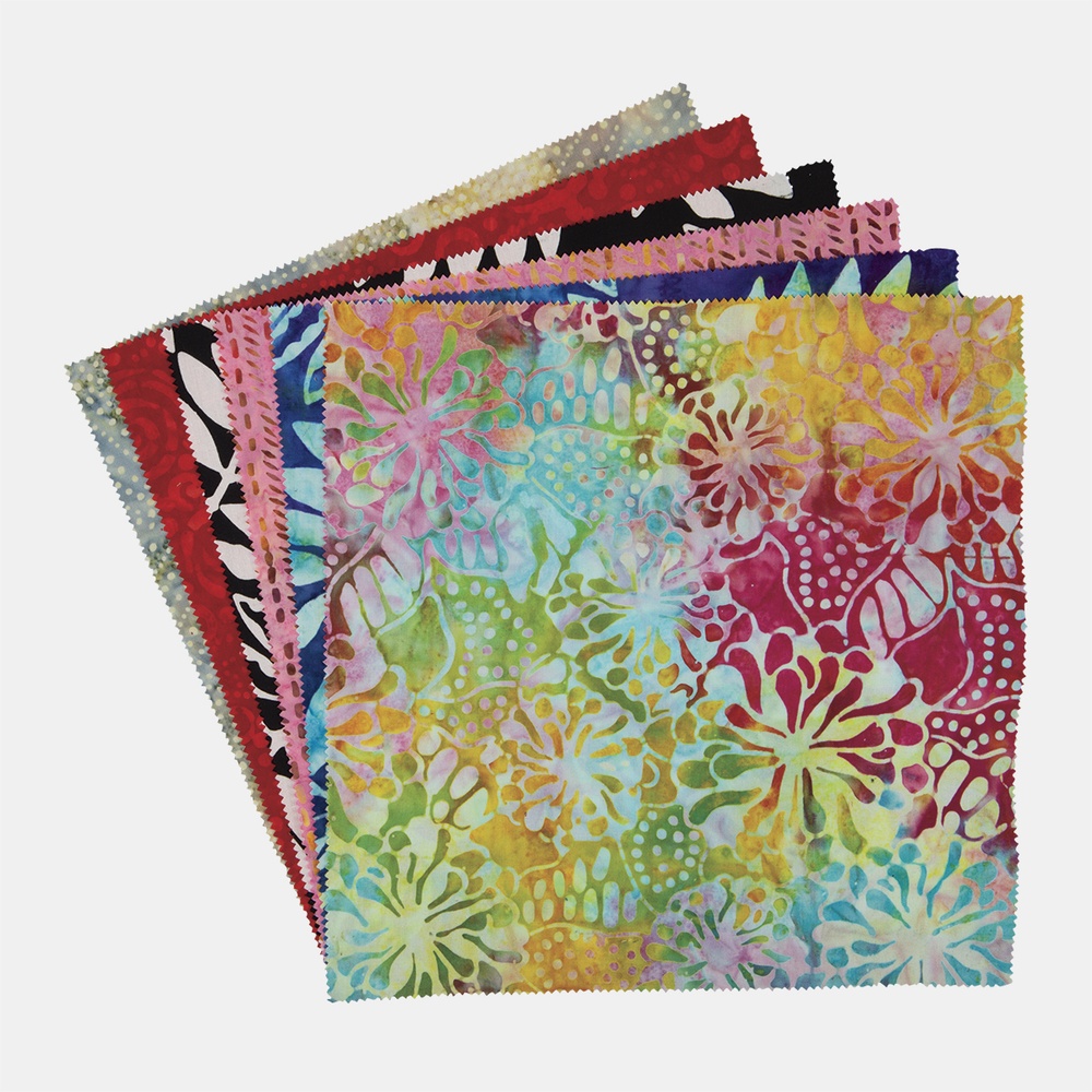 Santorini Batiks Layer Cake | ConnectingThreads.com