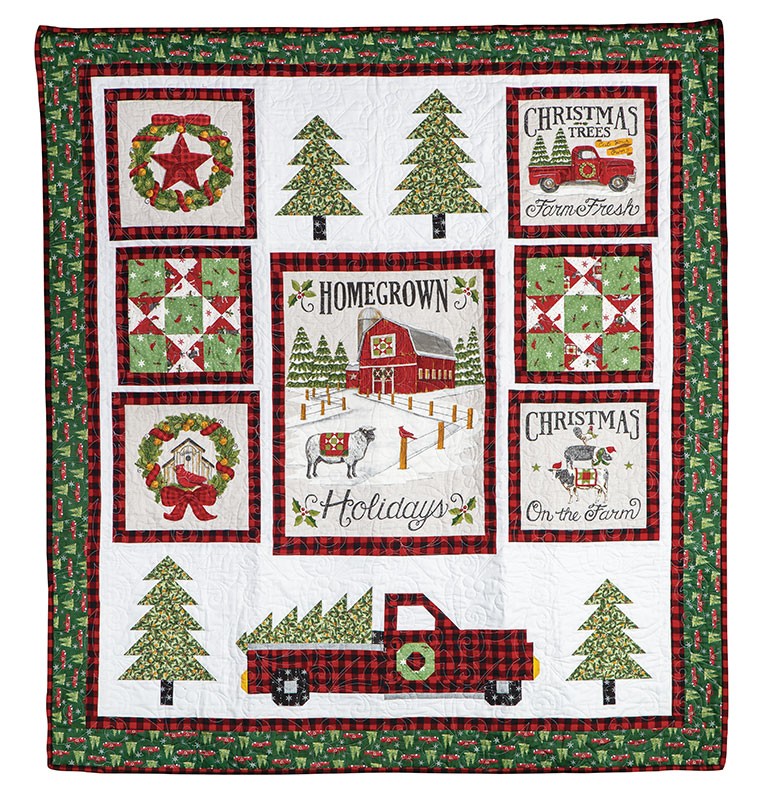 Homegrown Holidays - The Perfect Tree Quilt Kit | ConnectingThreads.com