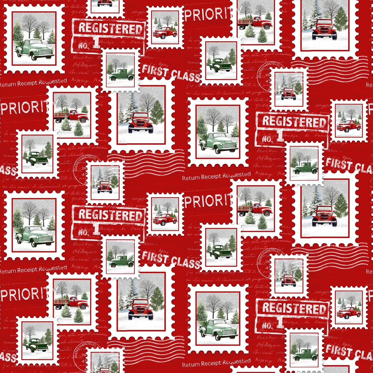 The Tradition Continues - Vintage Trucks in Post Marks | ConnectingThreads.com