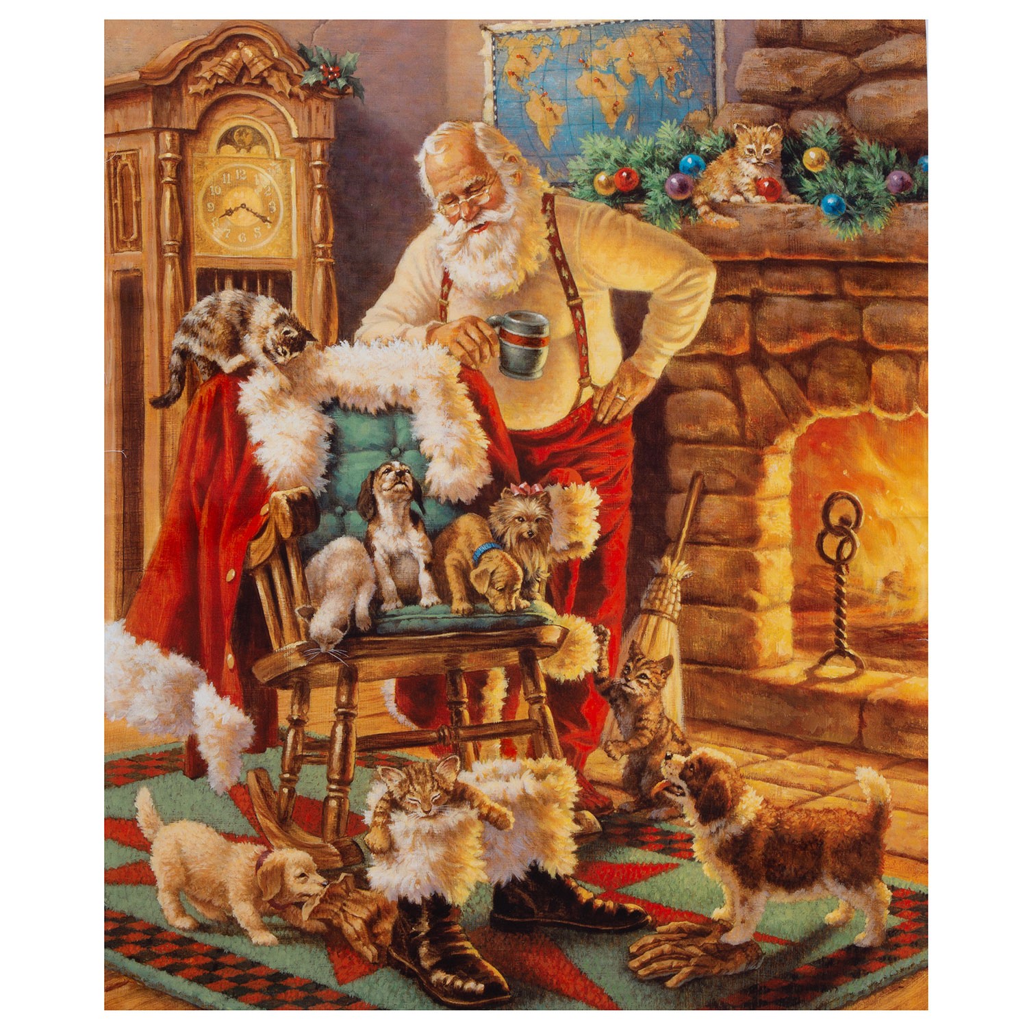 A Classic Christmas - A Christmas Classic Santa And Friends Panel ...