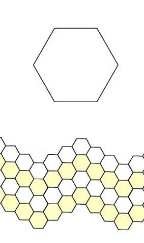 English Paper Piecing Hex Wave Pattern | ConnectingThreads.com