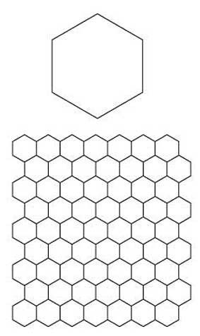 English Paper Piecing Hexagons Pattern | ConnectingThreads.com
