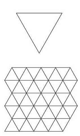 English Paper Piecing Triangles Pattern | ConnectingThreads.com