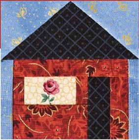 House Keepsake Frame Cards Block Free Pattern Download | Connecting Threads