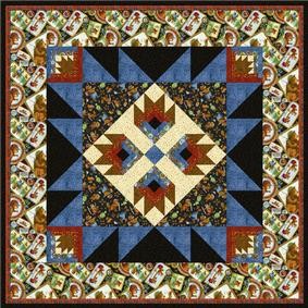 Cabin in the Woods Quilt - Free Pattern Download | Connecting Threads