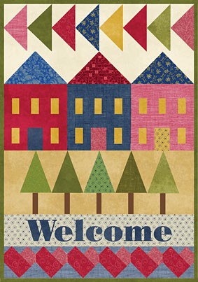 Welcome Wall Hanging Pattern Download | Connecting Threads