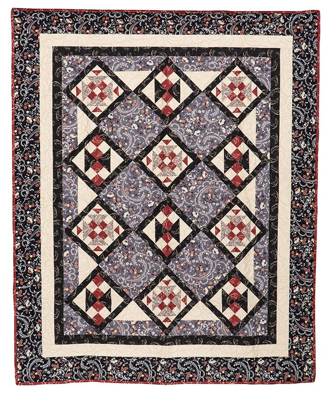 Moonlit Promenade - Simple Sampler Quilt Kit | ConnectingThreads.com