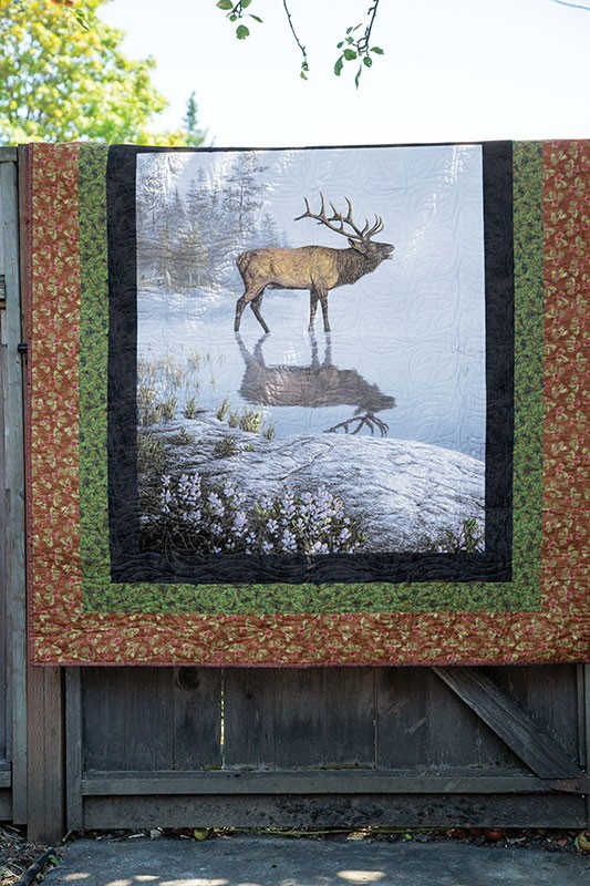 Elk Panel Quilt Kit | ConnectingThreads.com
