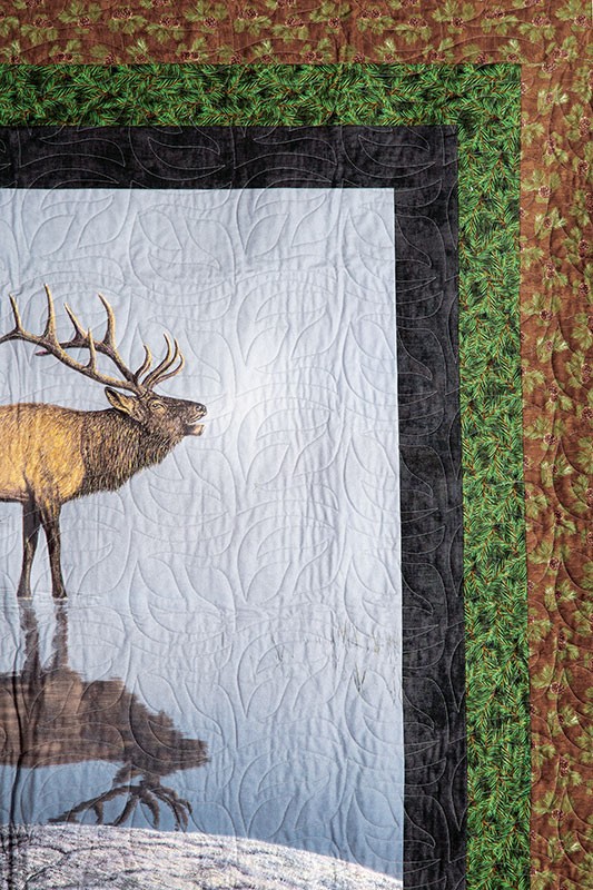 Elk Panel Quilt Kit | ConnectingThreads.com