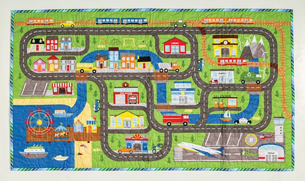 Things That Go - Things That Go Playmat Kit | ConnectingThreads.com