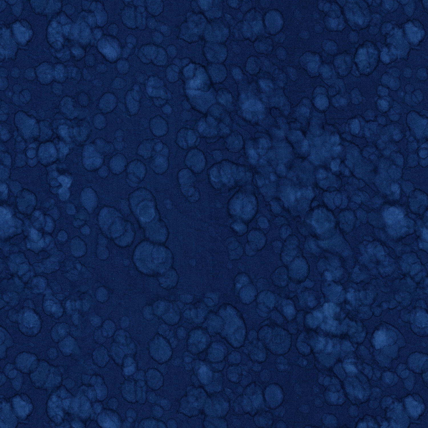 Moonlit Indigo Batiks - Moonlit Indigo Batiks Raindrops Dk Cobalt Quilting Cotton Fabric Yardage ...