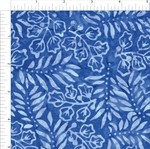 Moonlit Indigo Batiks - Moonlit Indigo Batiks Margosa Cobalt Quilting Cotton Fabric Yardage ...