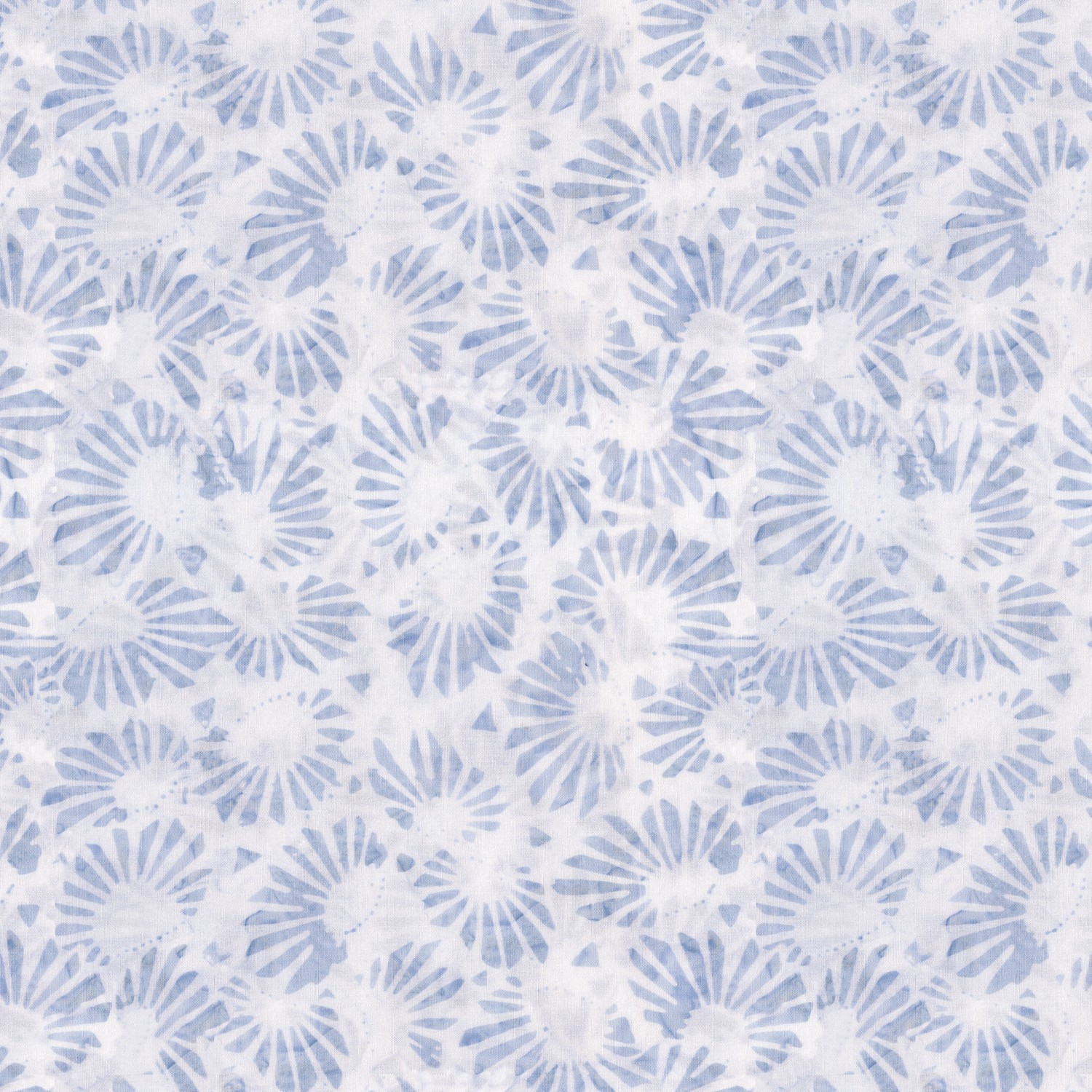 Moonlit Indigo Batiks - Moonlit Indigo Batiks Sea Anemone Pale Indigo ...