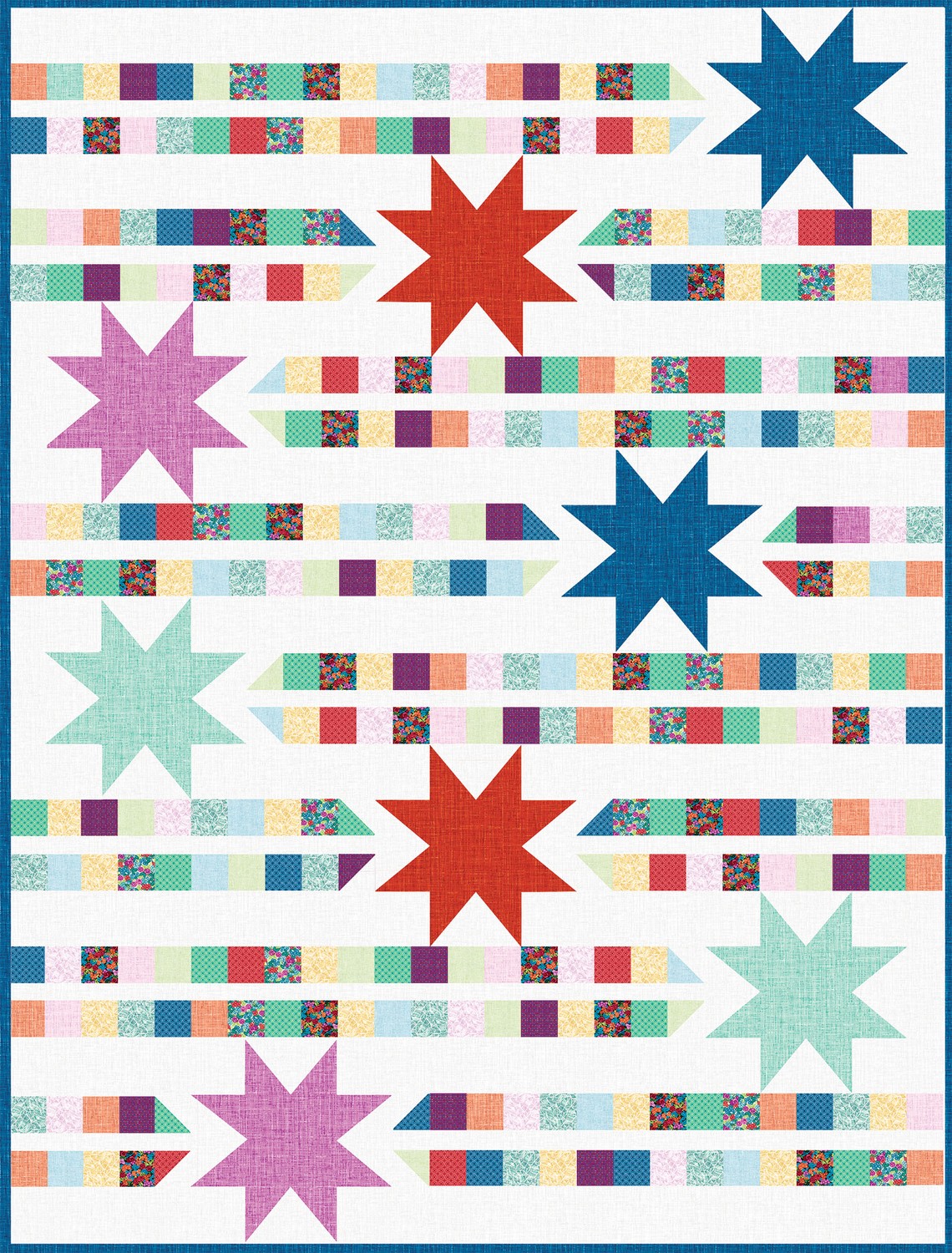 Star Trails Pattern Download | Connecting Threads