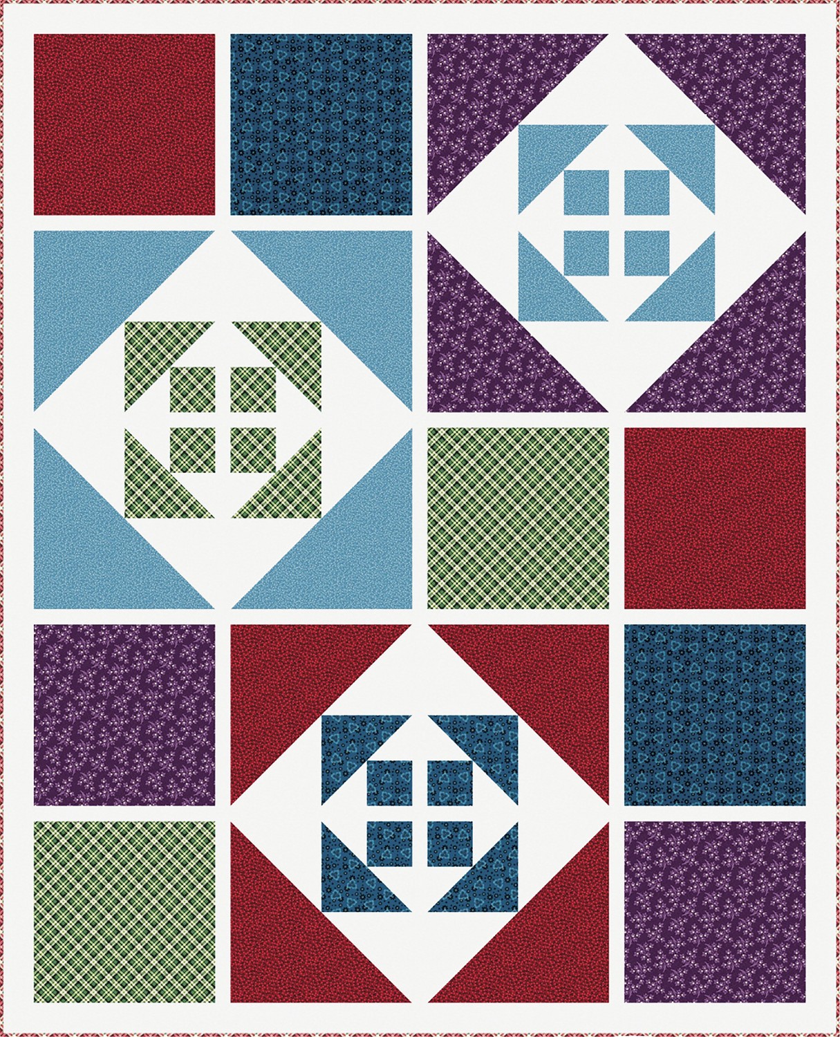 Ripples Cubed Pattern Download | Connecting Threads