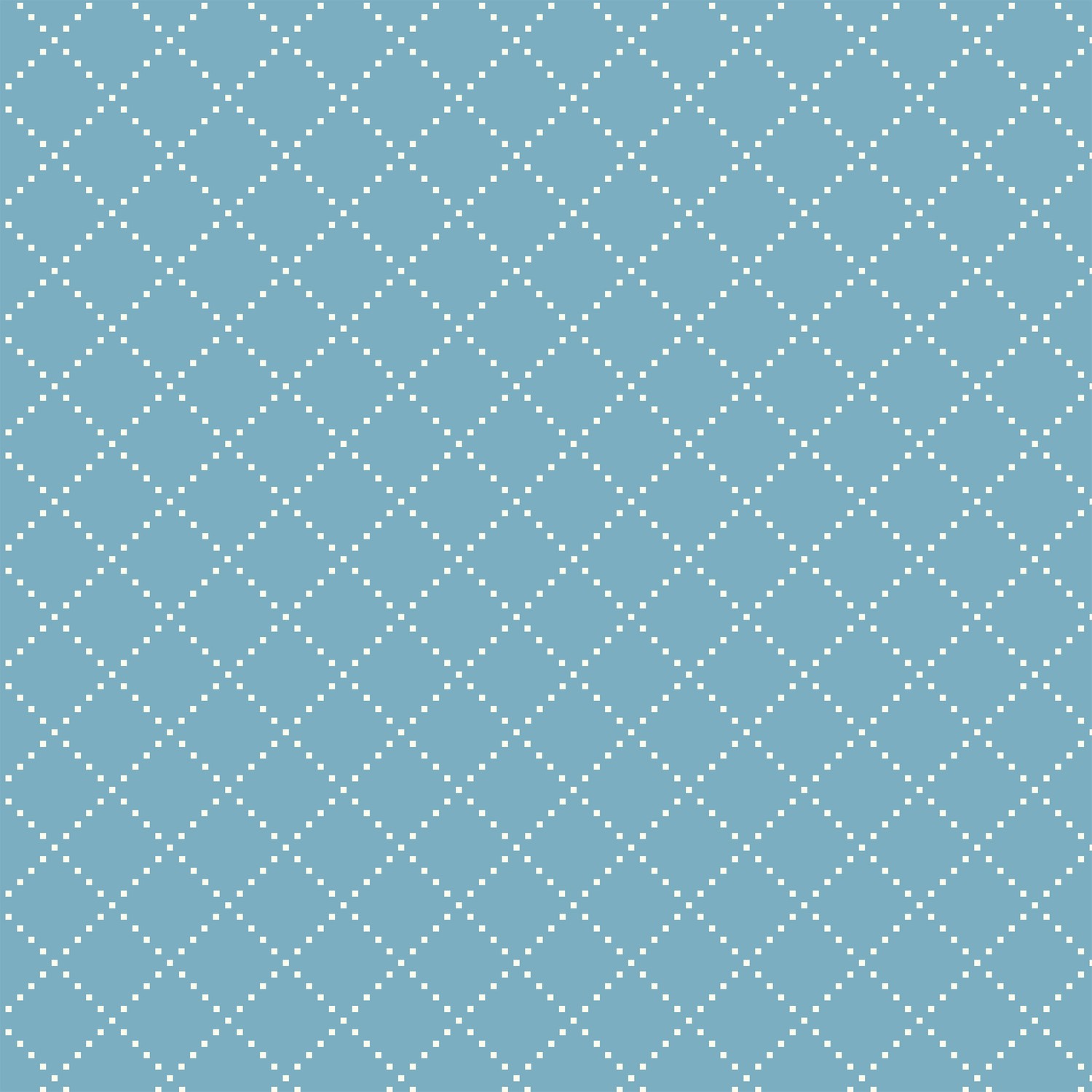 Clover & Dot - Clover & Dot Bias Grid-Cerulean Quilting Cotton Fabric ...