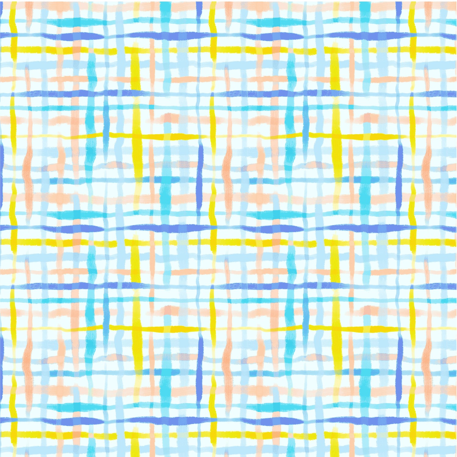 Summersault - Summersault Picnic Basket-Sky Quilting Cotton Fabric Yardage | ConnectingThreads.com