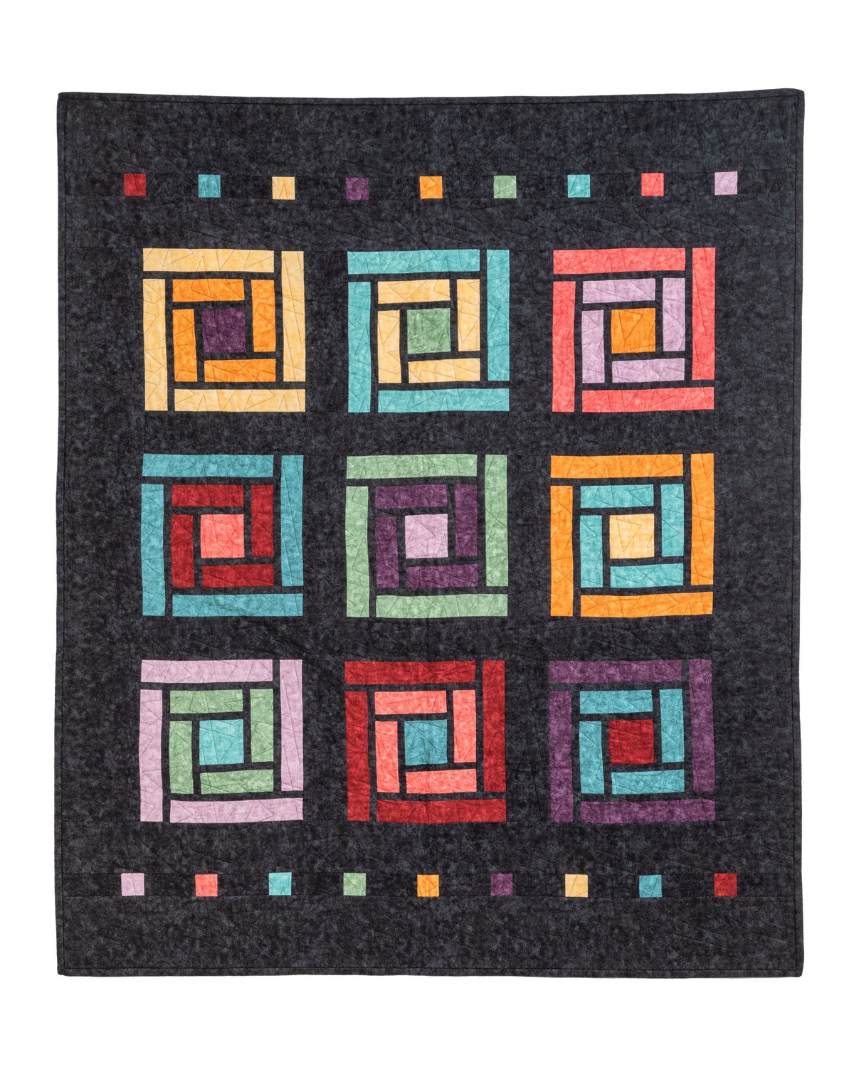 Mirage Tonals Flannel Quilt Kit - Cabin Window Flannel | Connecting Threads