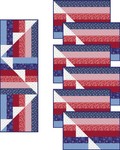 Summer Jubilee - Summer Jubilee Chips and Dip Placemats and Table Runner Cotton Fabric Quilt Kit ...