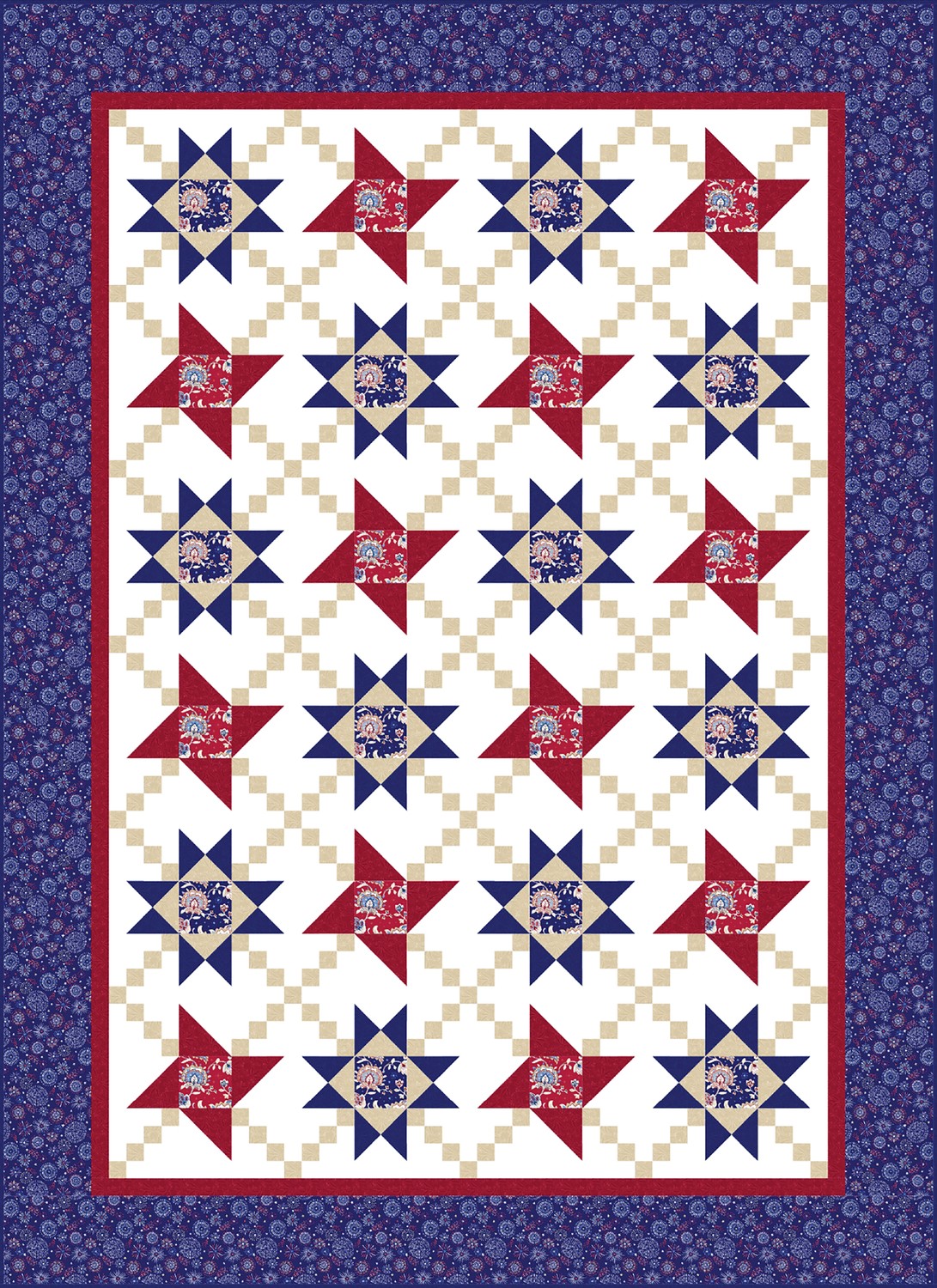 Summer Jubilee Celebration Quilt Kit - Connecting Threads