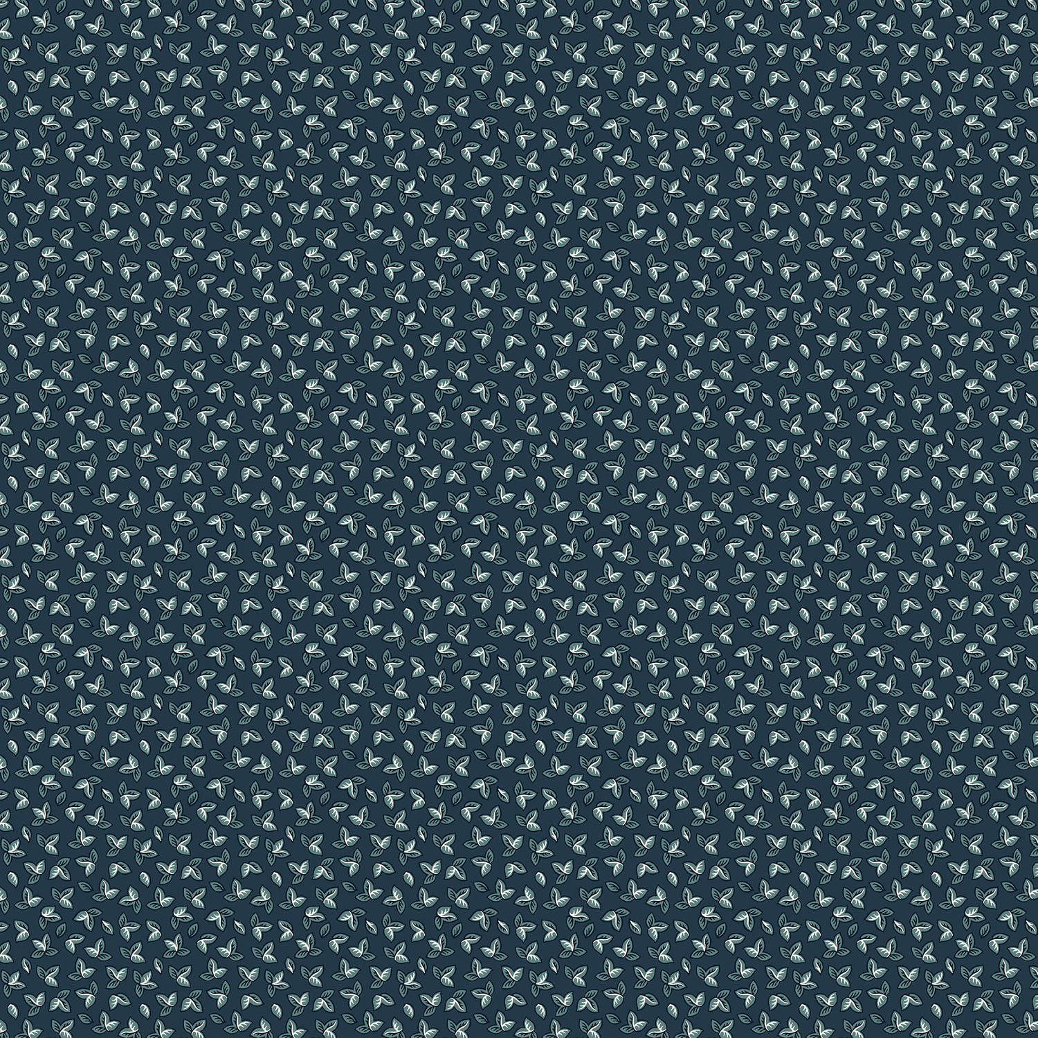 Luxembourg Square - Luxembourg Square Scattered Ivy Lt Indigo Quilting ...