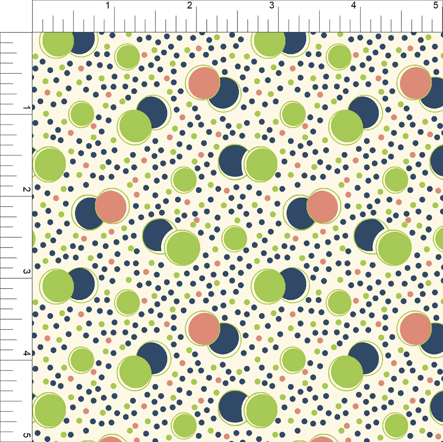 Overlapping Dots 3 YD Cut-Multi | ConnectingThreads.com