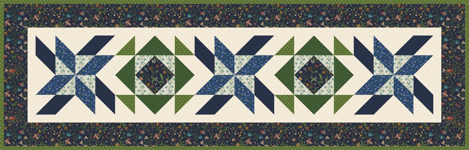 Breezy Table Runner Pattern Download | ConnectingThreads.com