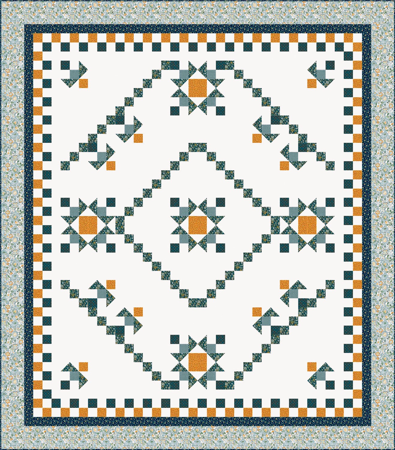 Nestled Star Pattern Download | ConnectingThreads.com