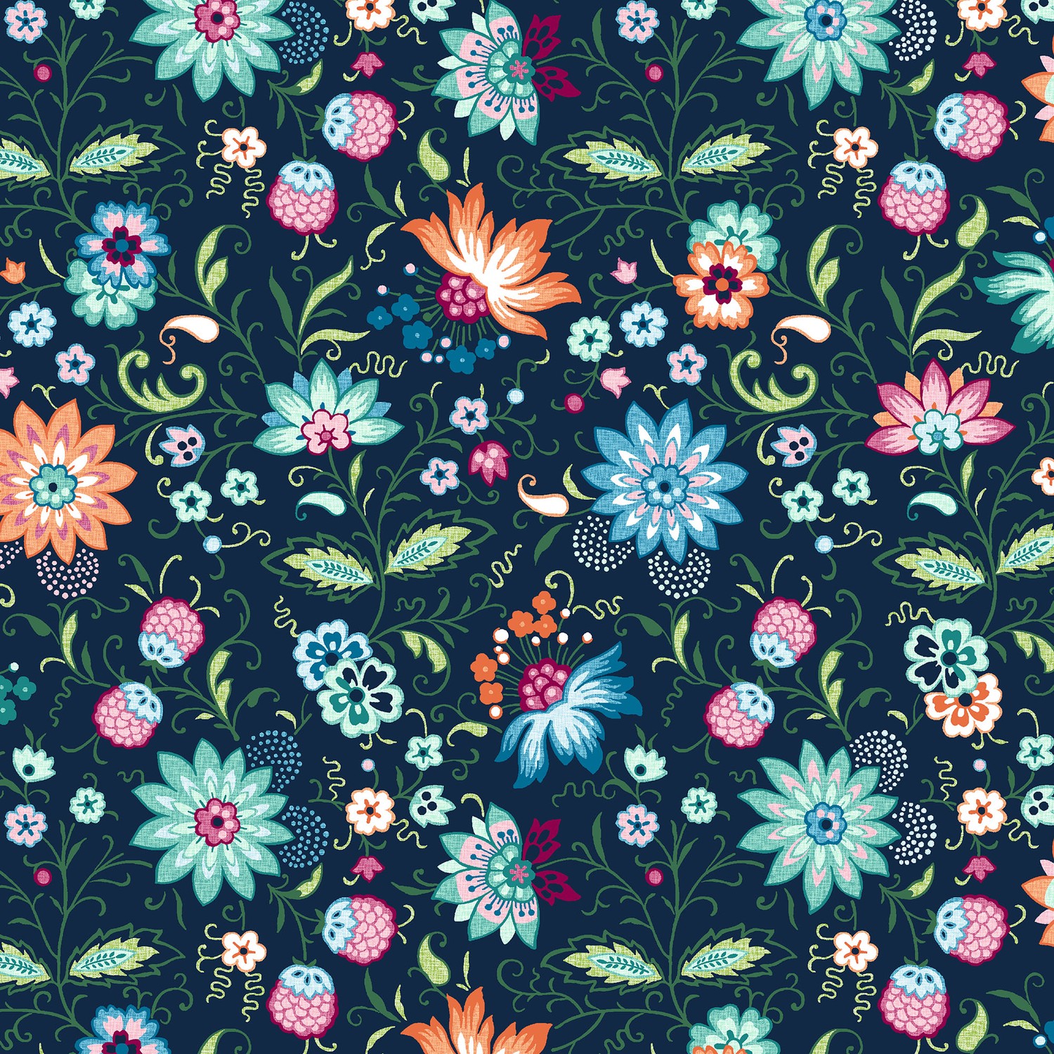 In Full Bloom - In Full Bloom Starcrossed Cotton Fabric Quilt Kit | ConnectingThreads.com