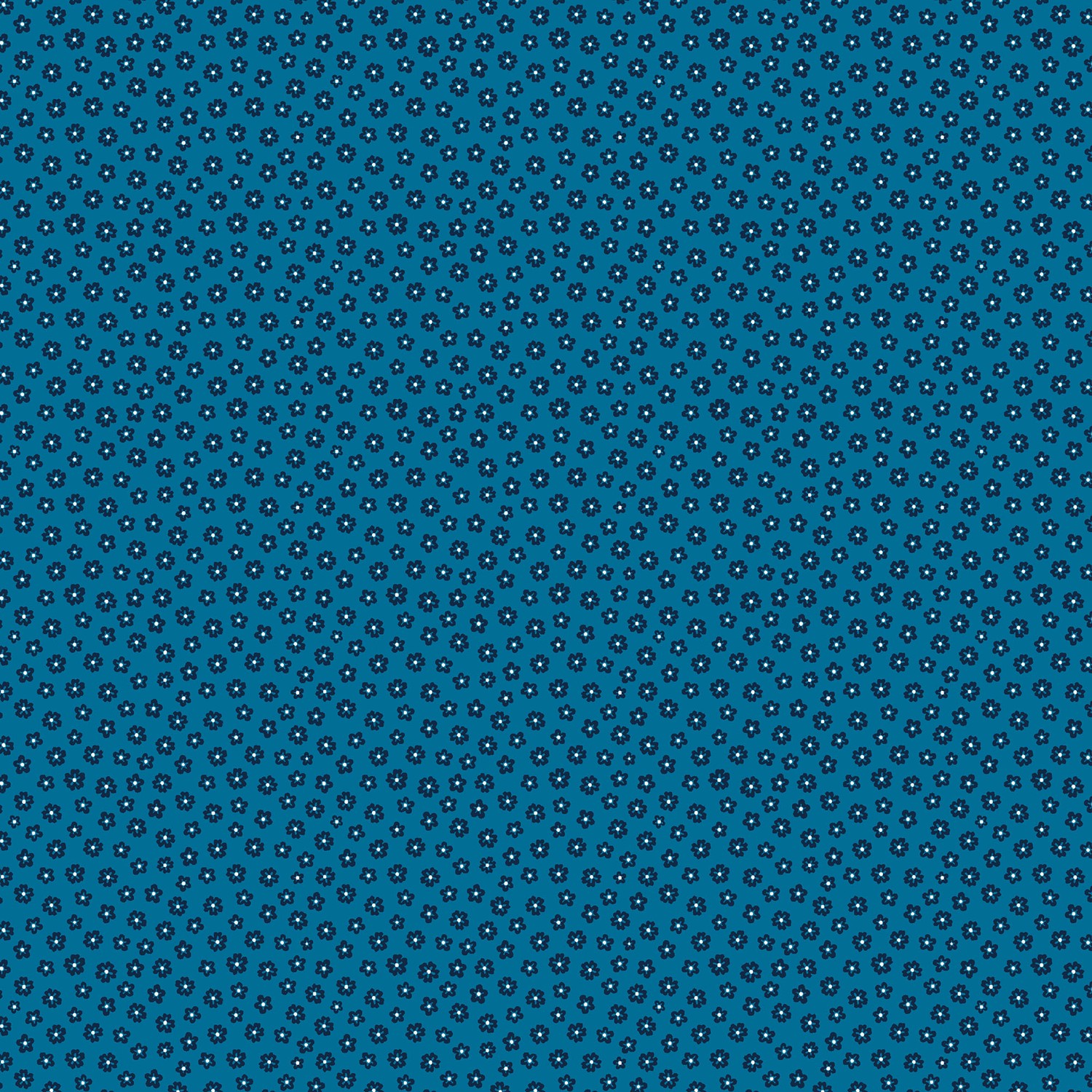 In Full Bloom - In Full Bloom Cheery Blossoms Azure Quilting Cotton Fabric Yardage ...