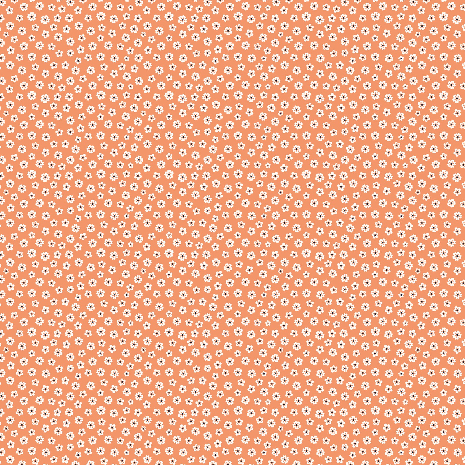 In Full Bloom - In Full Bloom Cheery Blossoms Med Apricot Quilting Cotton Fabric Yardage ...