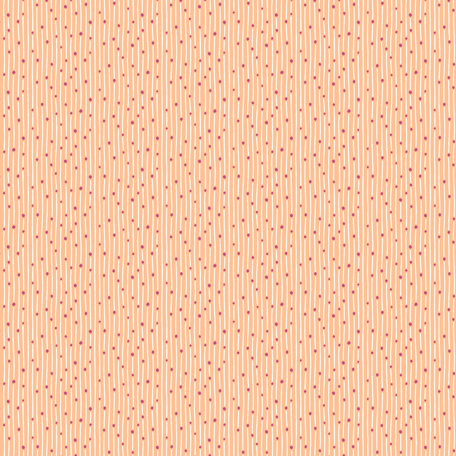 In Full Bloom - In Full Bloom Bubble Stripe Apricot Quilting Cotton Fabric Yardage ...