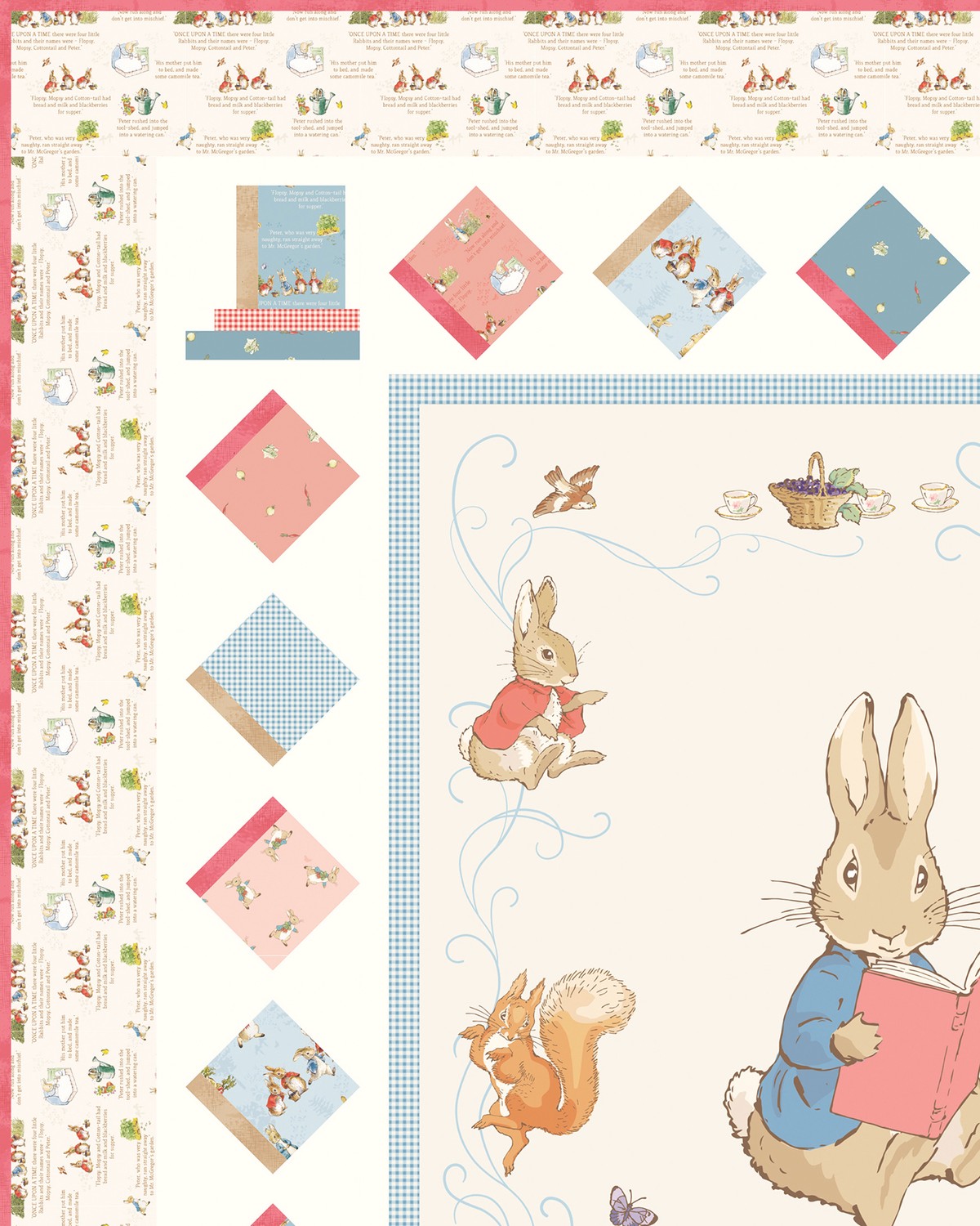 The Tale of Peter Rabbit - The Tale of Peter Rabbit Book Adventures Boxed Quilt Kit ...