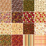 Harvest Minis - Harvest Minis Fat Quarter Sampler Blue Orange Multi ...