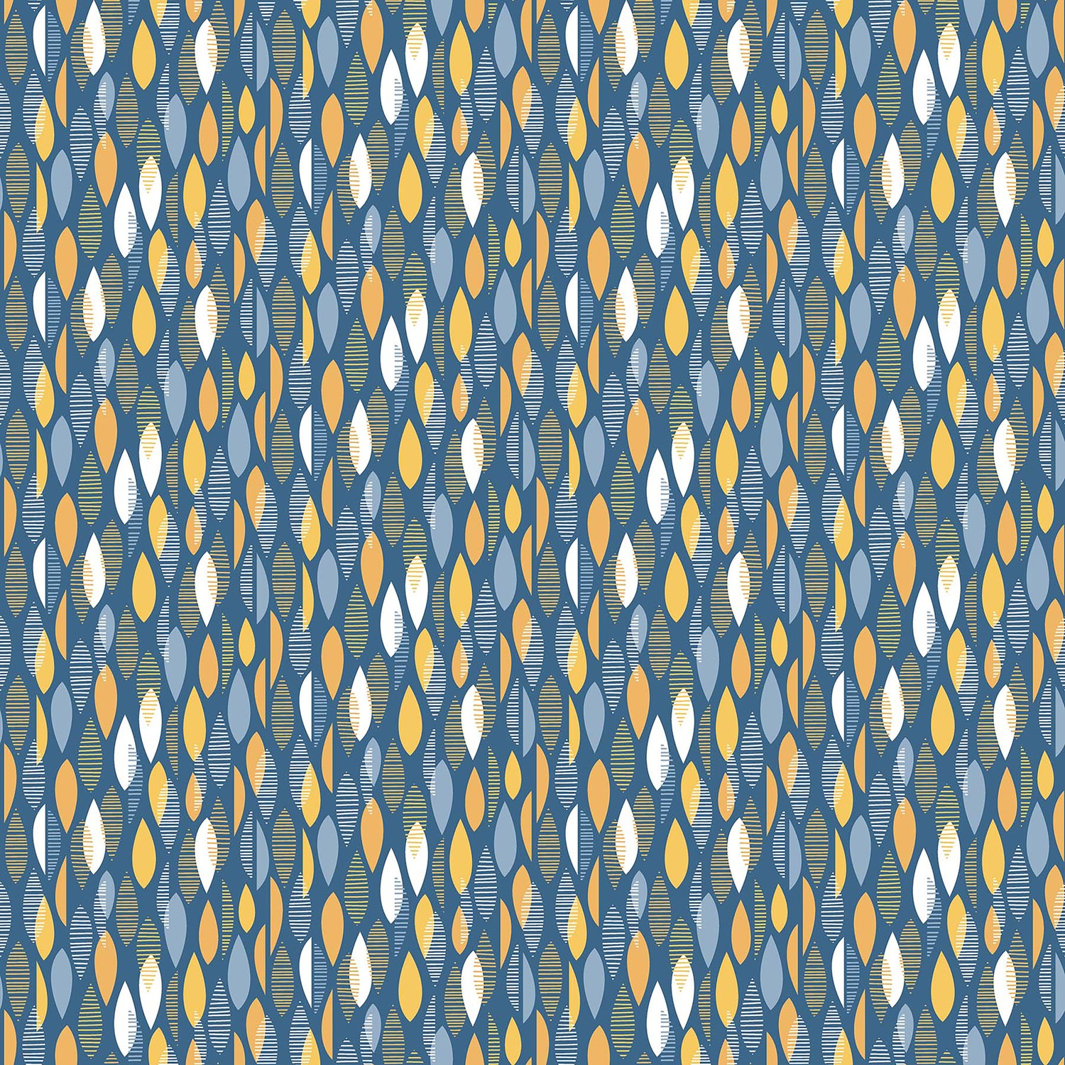 Early Autumn - Early Autumn Falling Leaves Brisk Quilting Cotton Fabric ...