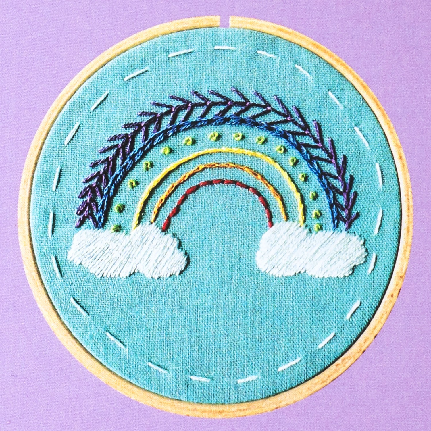 Radiant Rainbow Embroidery Kit - Connecting Threads
