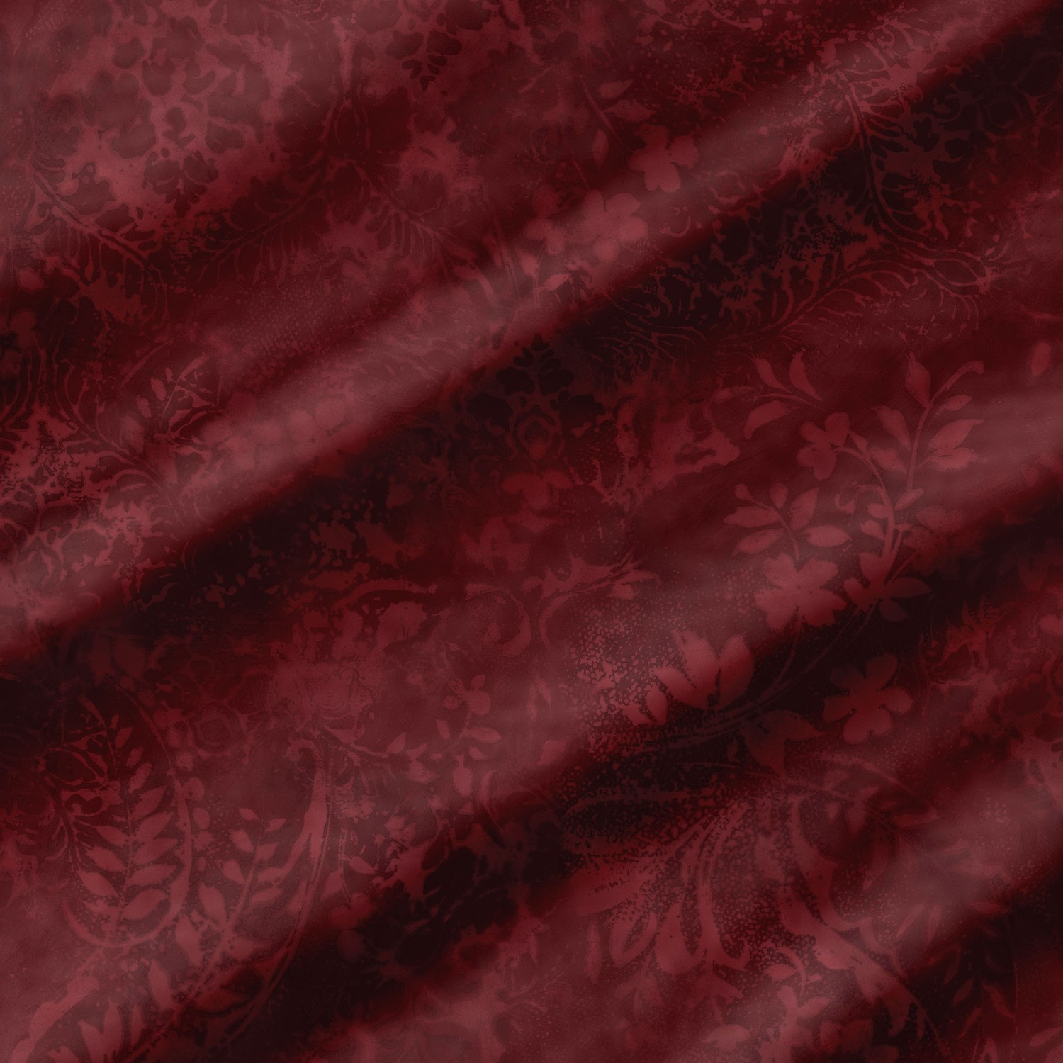 Vintage Damask Burgundy 108" Wide Backing Fabric | Connecting Threads