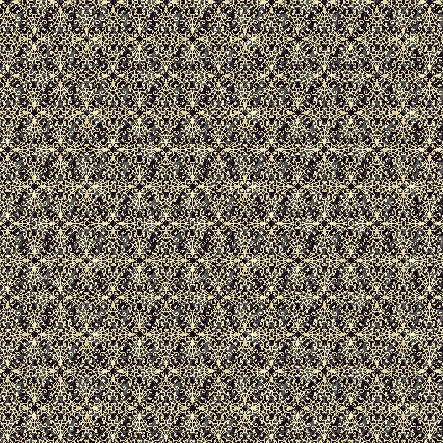 Nevermore - Nevermore Decorative Webs-Cream Quilting Cotton Fabric ...