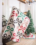 Holiday Magic - Holiday Magic Festive Bows Throw Cotton Fabric Quilt Kit | ConnectingThreads.com