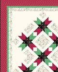 Holiday Magic - Holiday Magic Happy Holidays Cotton Fabric Quilt Kit | ConnectingThreads.com