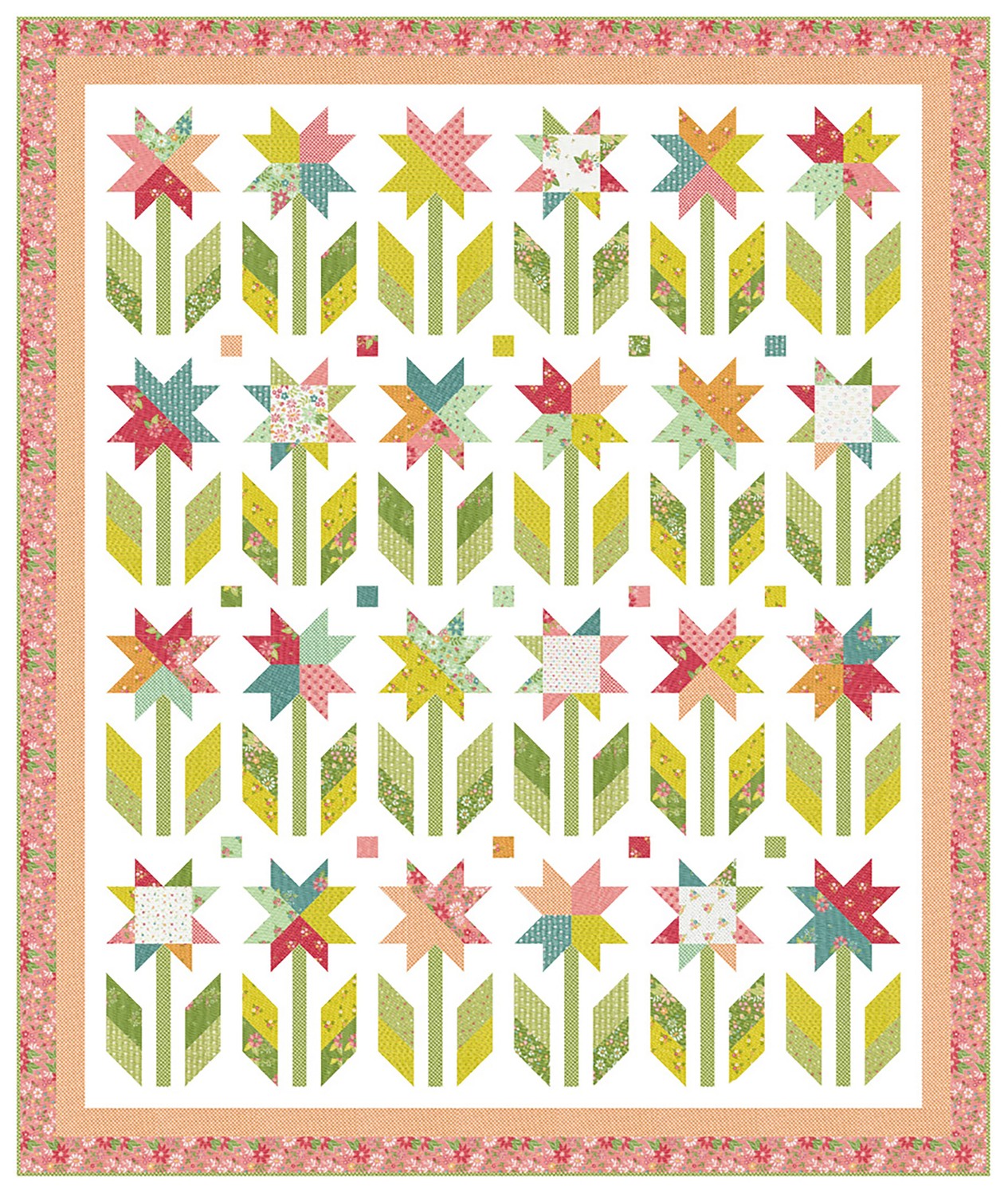Botanical Remix Quilt Kit | ConnectingThreads.com