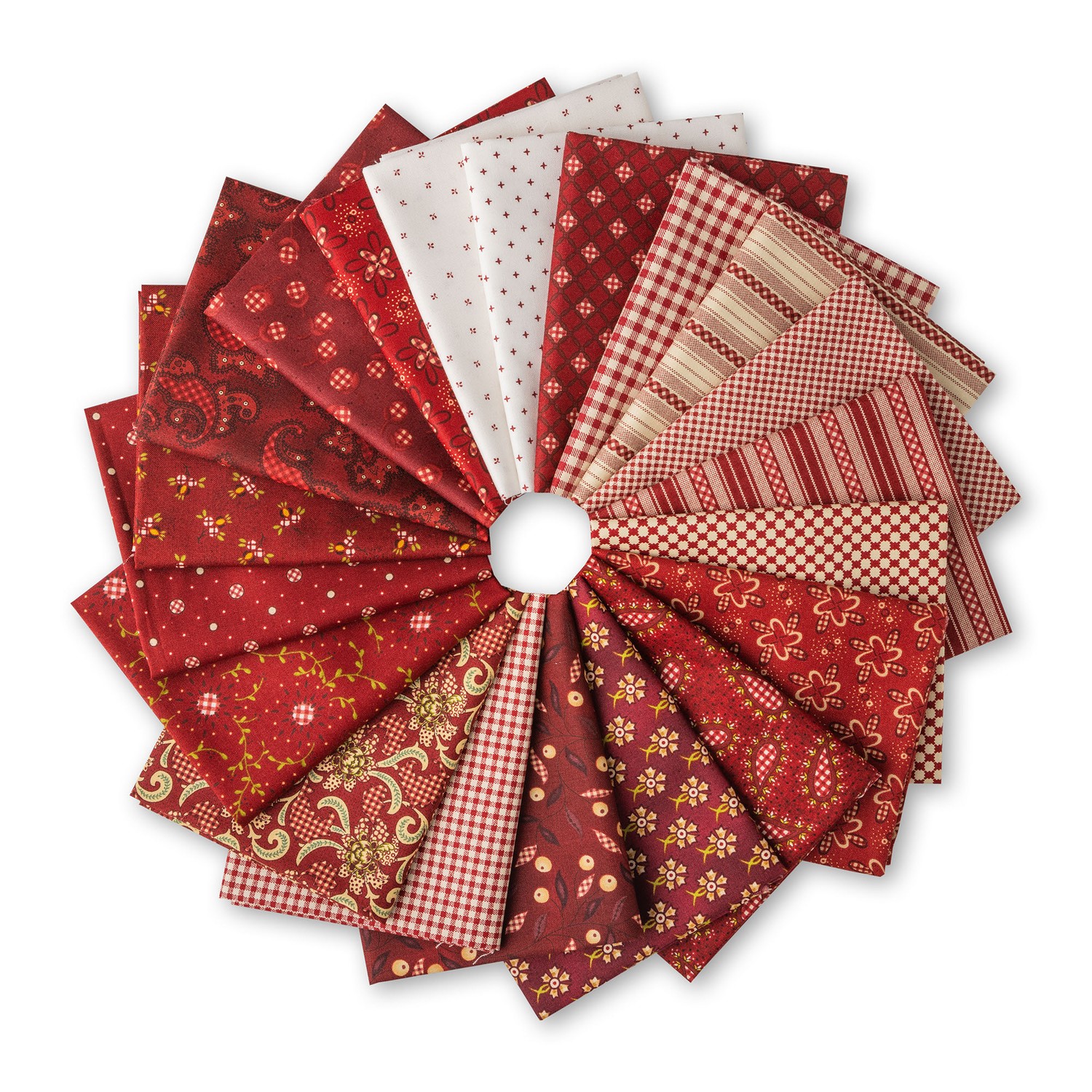 Garnets & Gingham - Garnets & Gingham Fat Quarter Sampler | ConnectingThreads.com