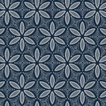 Backing Fabrics - Swallowtail Grove Star Flower 108 in wide backing Lt Indigo Quilting Cotton ...