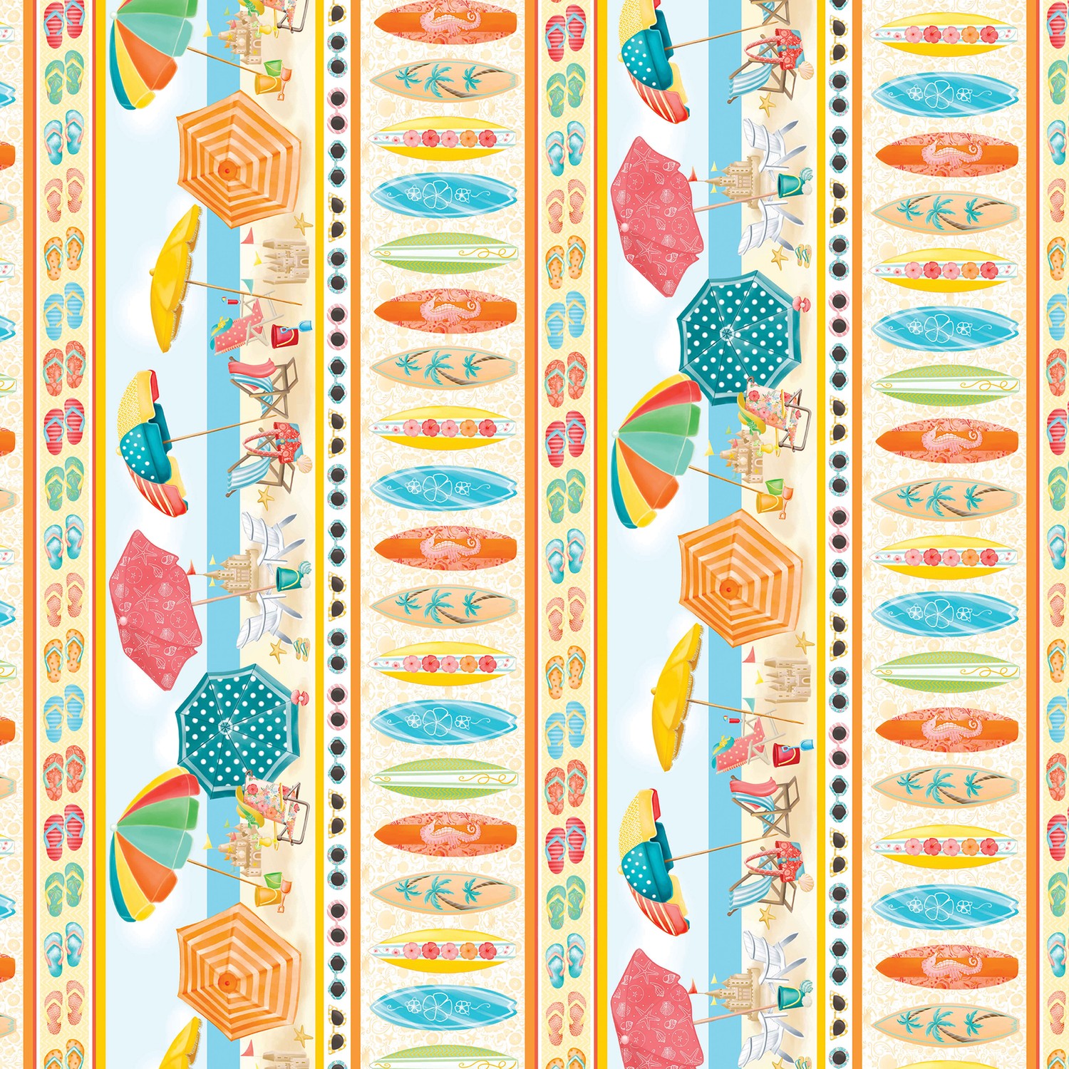 Beach Retreat - Beach Retreat Stripe-Multi | ConnectingThreads.com