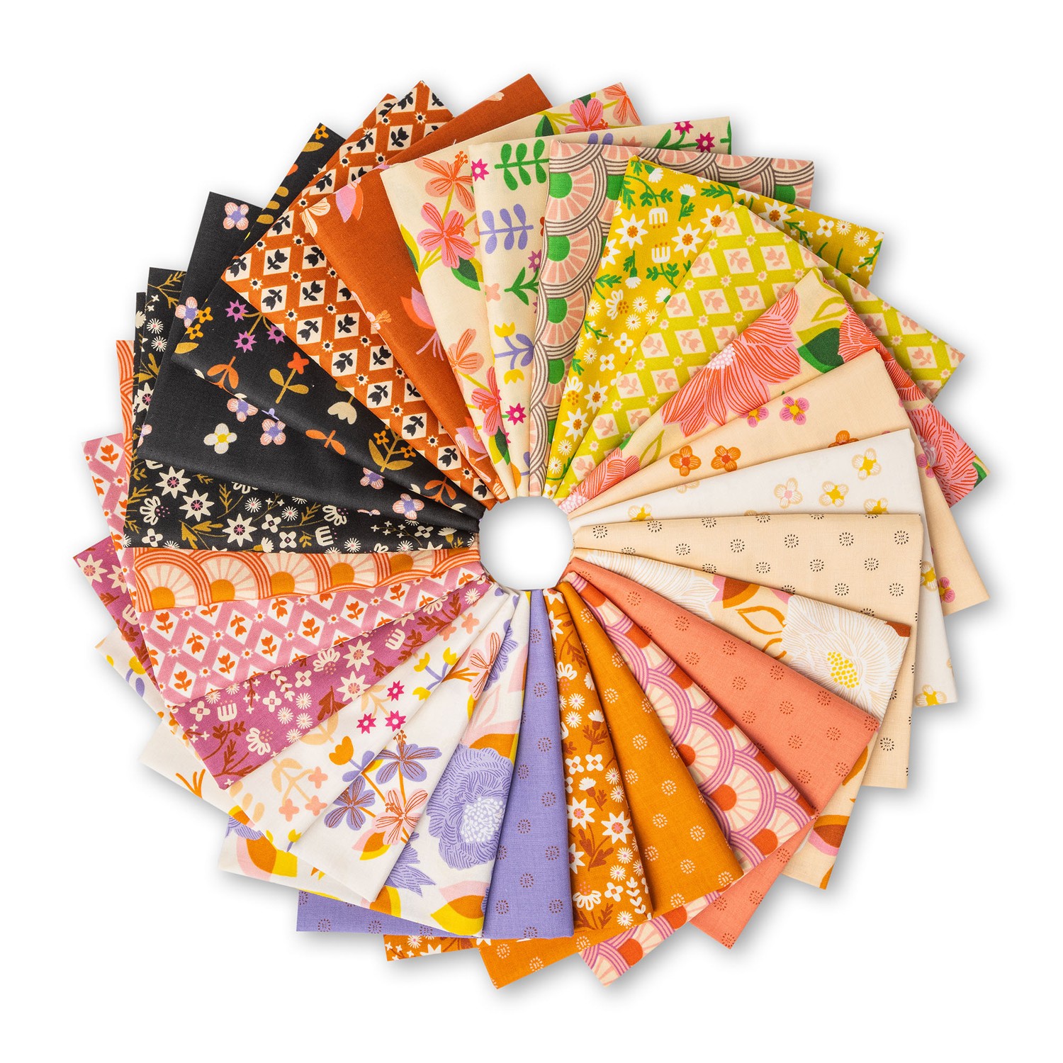 Favorite Flowers - Favorite Flowers Fat Quarter Sampler | ConnectingThreads.com