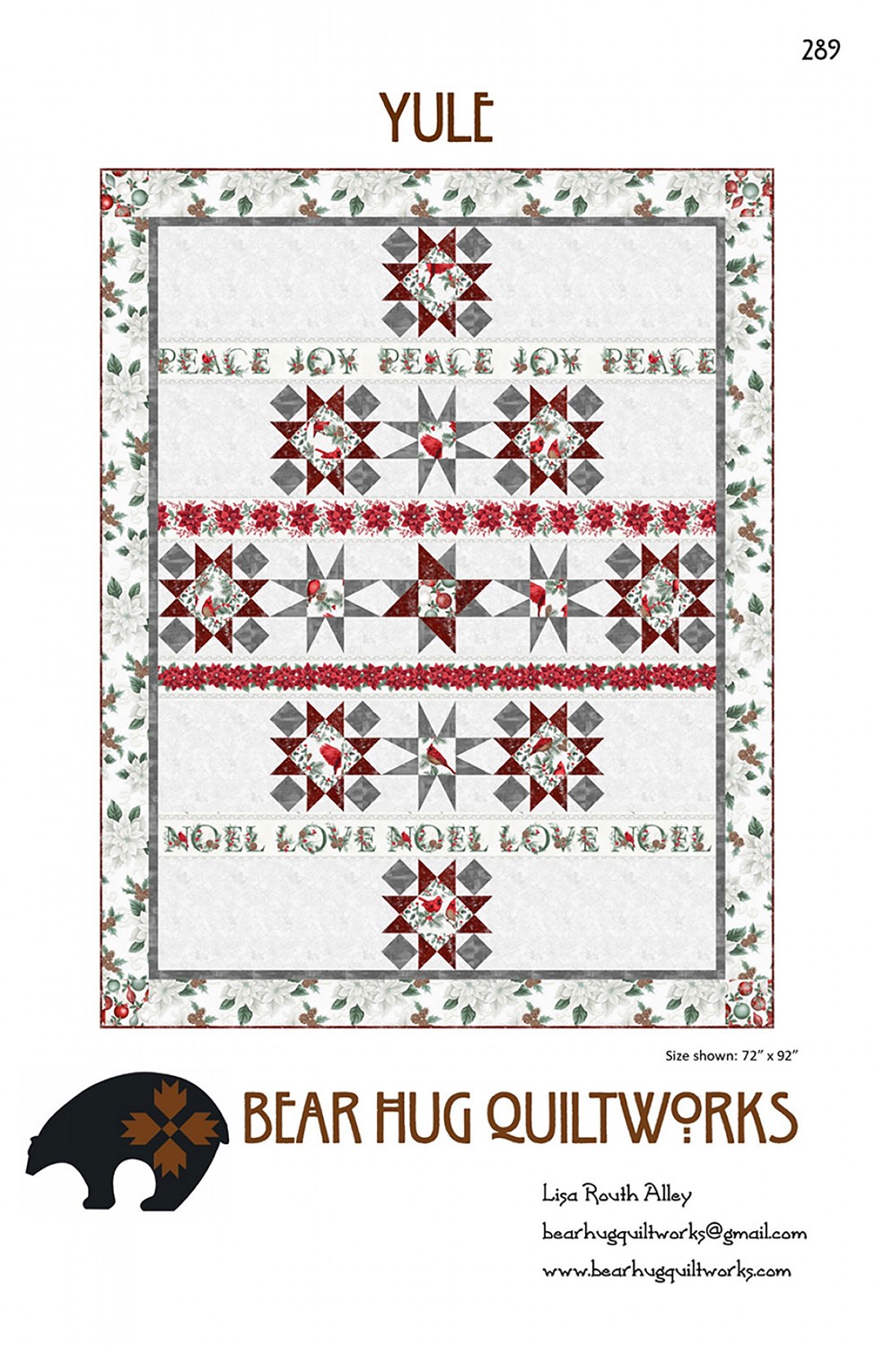 Christmas Splendor - Christmas Splendor Yule Cotton Fabric Quilt Kit | ConnectingThreads.com