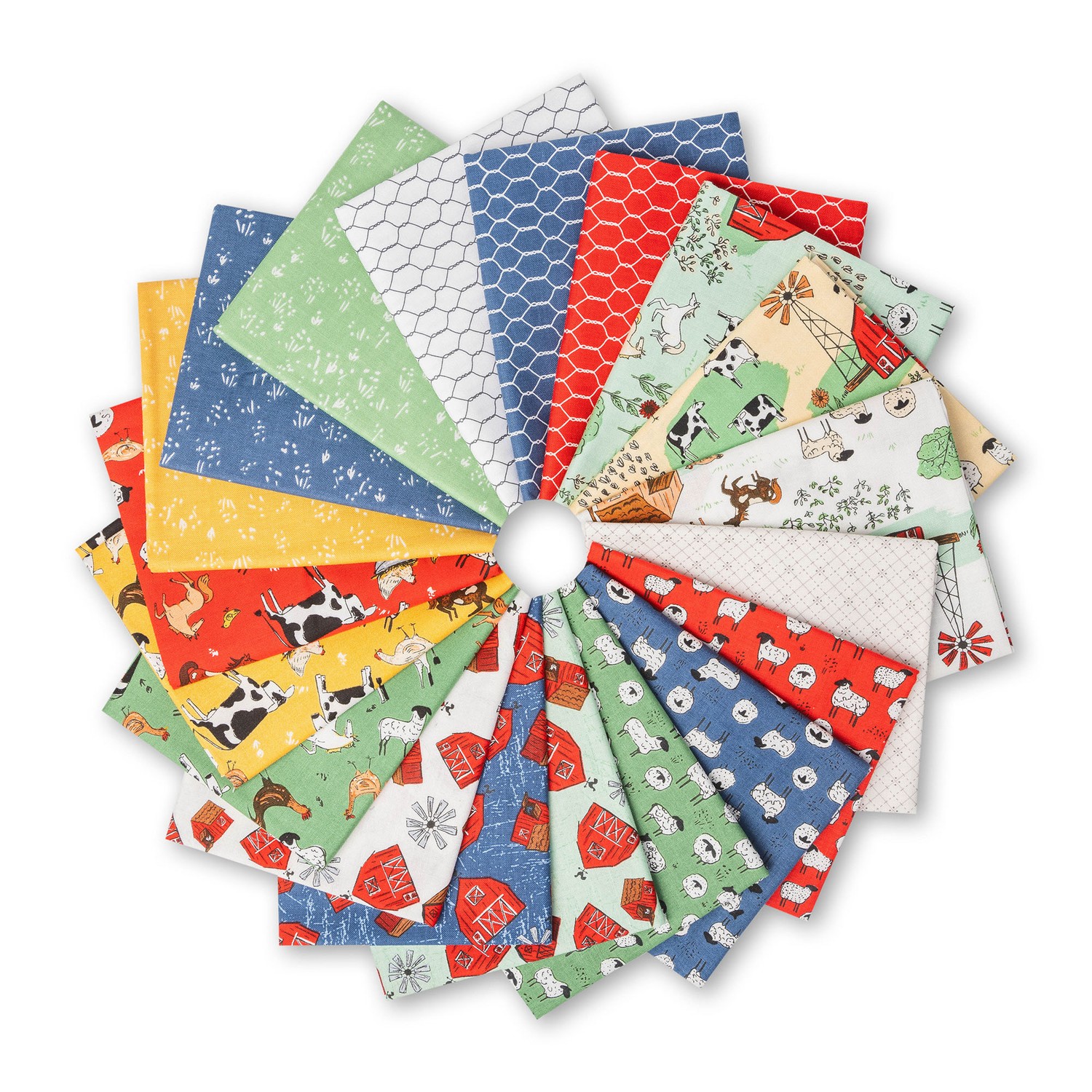 Farm Livin' - Farm Livin' Fat Quarter Sampler | ConnectingThreads.com