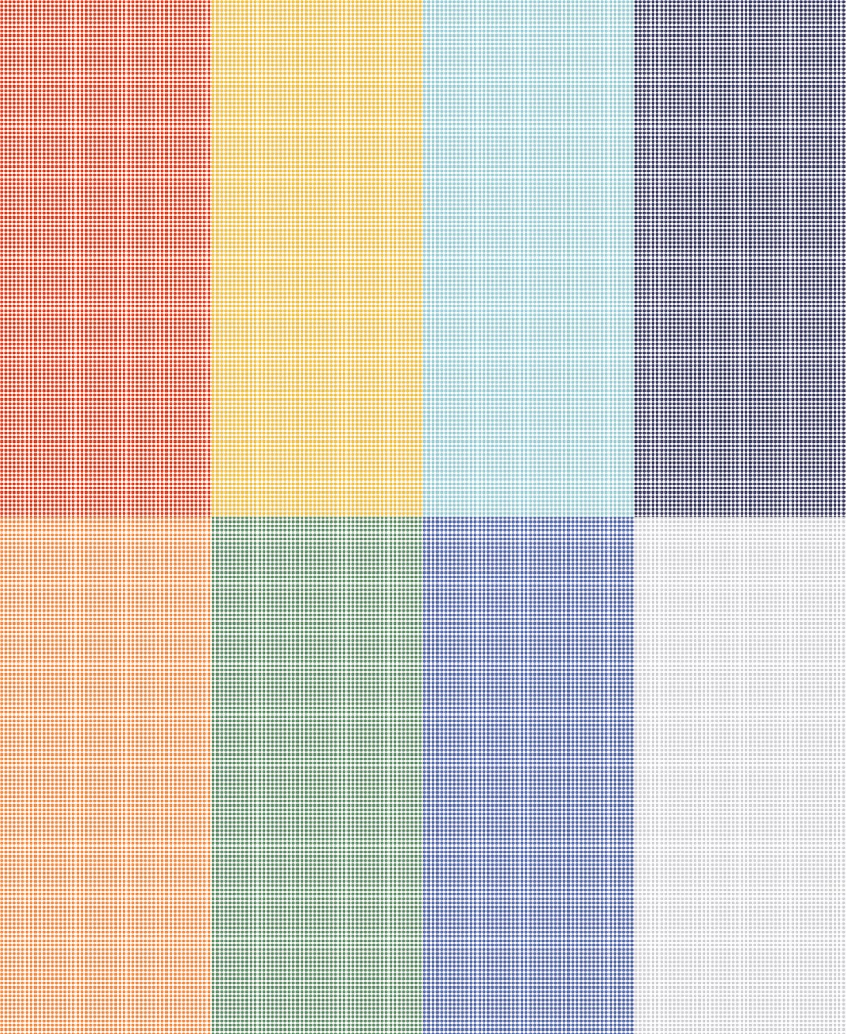 Always in Season - Multi Gingham Fat Eighth Panel | ConnectingThreads.com